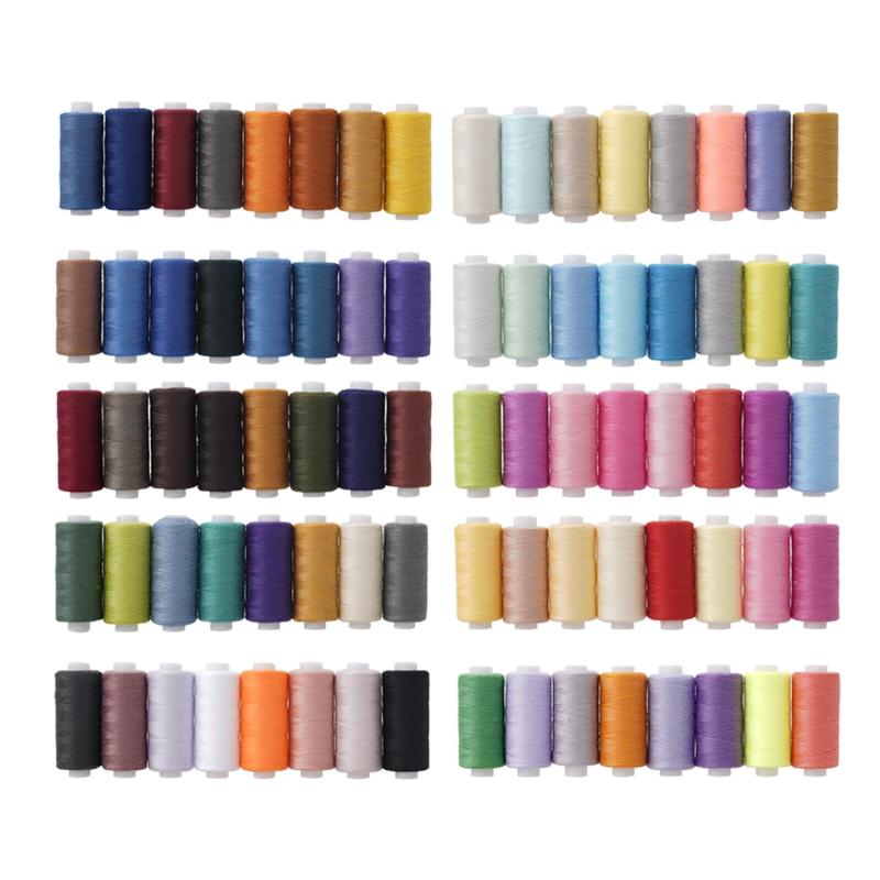 Windman ミシン糸 セット 60番 80色 365m巻 手縫い糸 家庭用糸 スパンミシン糸 多目的 ポリエステル糸 豪華なセット 普通地用365メートルx80点。素材:ポリエステル。豊富な80色セット。 この縫い糸は、80色の鮮やかな...