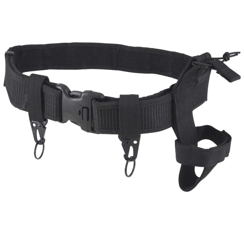 fesley(フェスレイ) フィッシングベルト 釣り ベルト 多機能 収納 ホルダー フリー ブラック