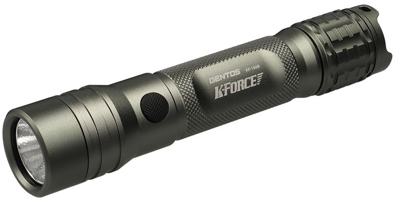 GENTOS(ジェントス) LED 懐中電灯 USB充電式 【明るさ1200ルーメン/実用点灯4時間/耐塵/1m防水】 専用充電池使用 K-フォース KF-186Rサイズ(約):直径30.2×152mm、本体重量:約169gセット内容・付属...