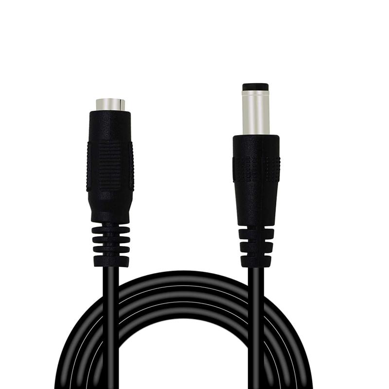 CERRXIAN DC延長コード DCアダプター 外径5.5mm 内径2.1mm LEDストリップ、監視カメラ、DVR/NVR、ルート、結晶、ステレオ等用 (2本-黒)