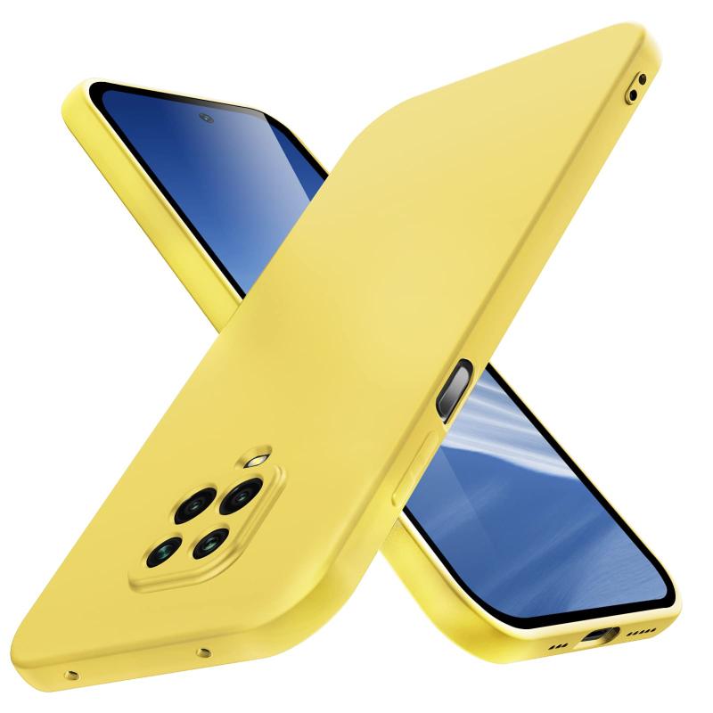 TLOMPLO 対応 Redmi Note 9S 用の ケース 耐衝撃 tpu シリコン 薄型 スリム 磨り表面 指紋防止カバー 柔らかい裏地 Note 9S カバー 耐衝撃 米軍MIL規格 ワイヤレス充電対応ストラップホール付き 黄ばみ【...