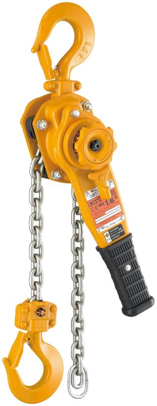 キトー レバーブロックLB【メーカー】：（株）キトー定格荷重 0.8t～9t●標準揚程：1.5m塗装 キトーイエロー今までにない小形・軽量化を実現