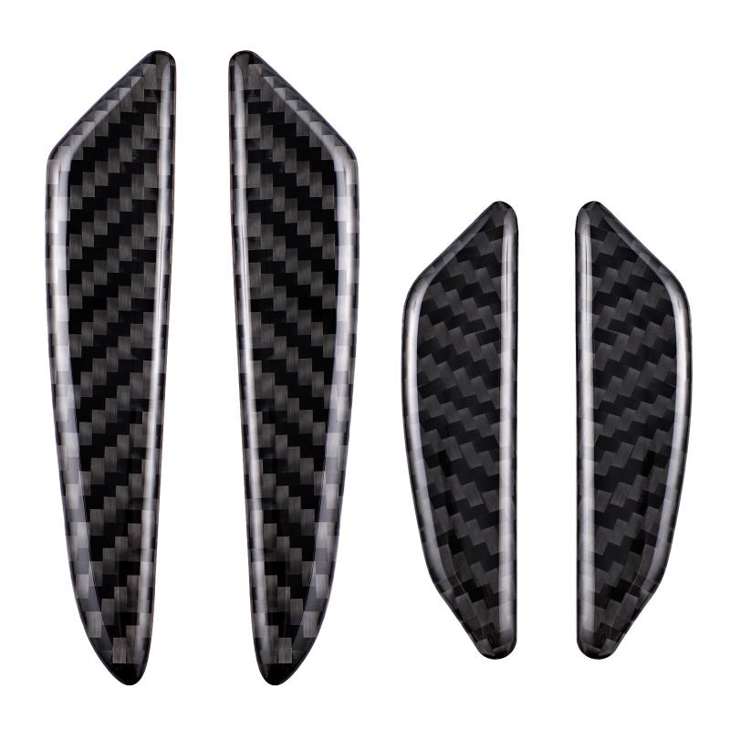 LIFKOME ドアガード 車用 ドアプロテクター ドアエッジガード 傷防止 サイドドアガード 車用ドアガード 防衝撃 防水仕様 炭素繊維【商品仕様】サイズ：10.4 x 2.1 cm ; 7.5 x 1.9 cm；衝撃に強い高品質カーボン...