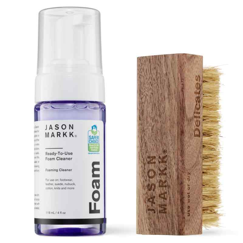 ジェイソンマーク Quick Clean Kit スニーカー クリーナー/シューズクリーナー 水不要 泡 洗剤 (本体118ml + 豚毛 ブラシ) スエード ヌバック 正規品 Jason Markk【Quick Clean Kit】ジェイ...