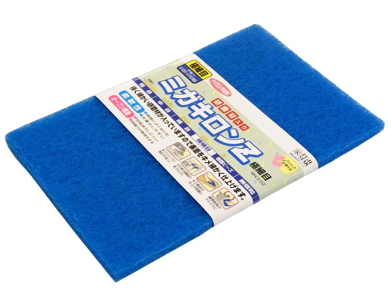三共理化学 研磨材入り ミガキロンZ 極細目 ブルー #1200~#1500相当用途1:鉄・ステンレス・アルミ製品の汚れ落としに。用途2:手すり等の金属製品のサビとりに。用途3:木工製品の仕上げ研磨に。用途4:調理器具のヤケとりに。特長1:...