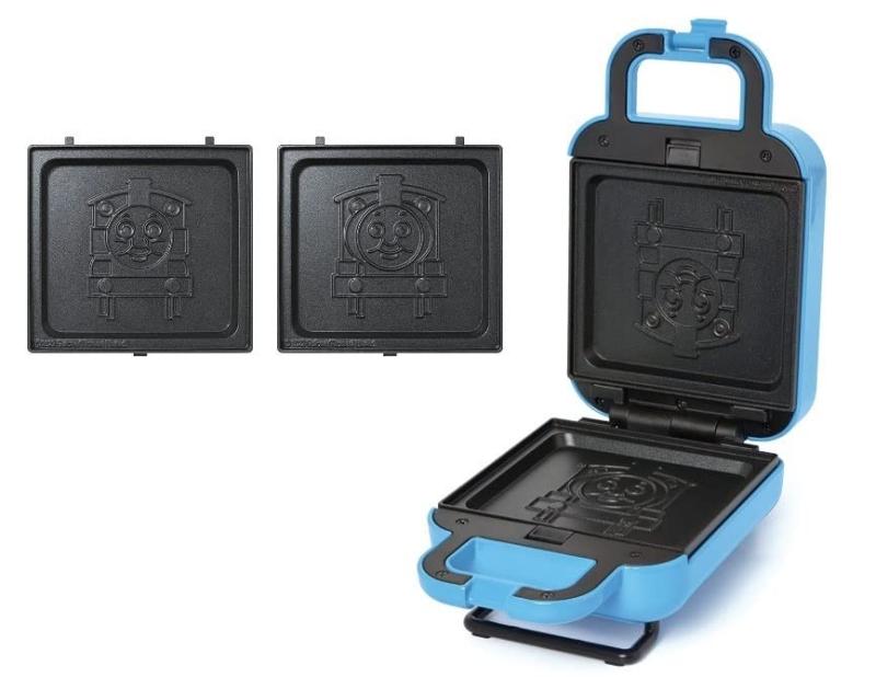 ホットサンドメーカーlきかんしゃトーマス ホットサンドメーカー 可愛らしいトーマス・パーシーの焼印 プレゼントにも最適取り外して洗える着脱式プレート焦げ付きにくいフッ素樹脂加工