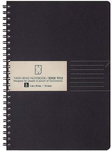 コクヨ ノート リングノート エッジタイトル B罫 A5 50枚 ス-TJ105B 5冊組み