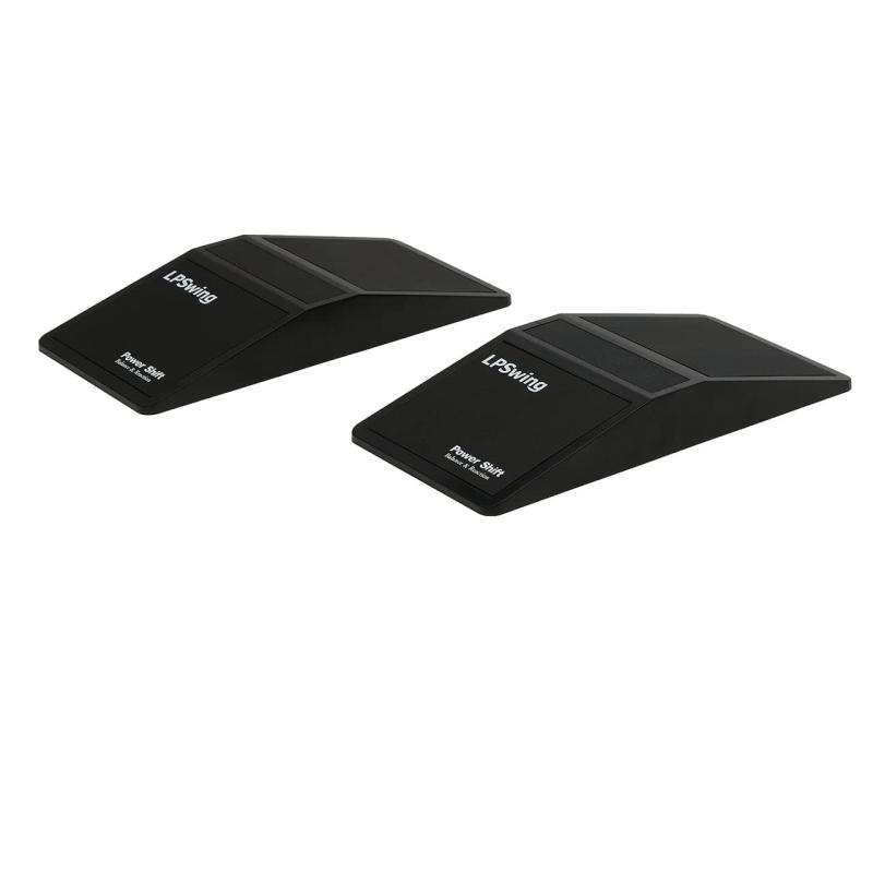 エルピースイング(LPSwing) パワーシフト [2個セット] ゴルフ練習器具 ブラック ABS強化樹脂・ラバー 大人用 スポーツトレーニングボードABS強化樹脂・ラバー重量：約680g、耐荷重：約100kg