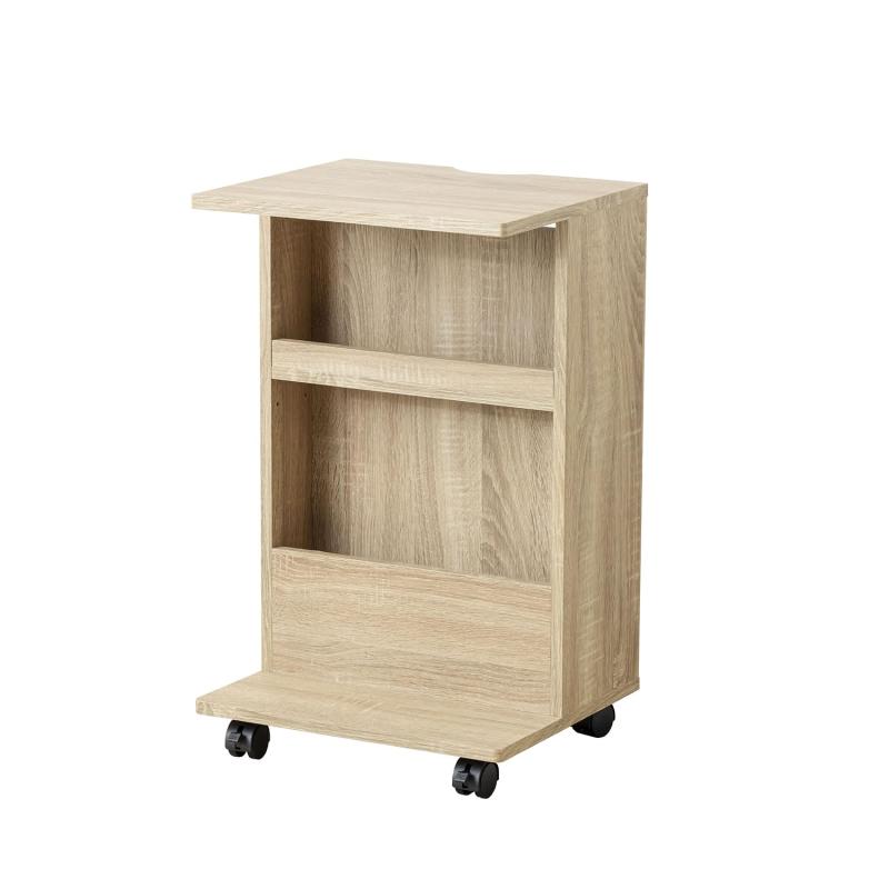 SUN・HARVEST 両面収納付きサイドテーブル LT-223 NA [並行輸入品]強化紙化粧繊維版