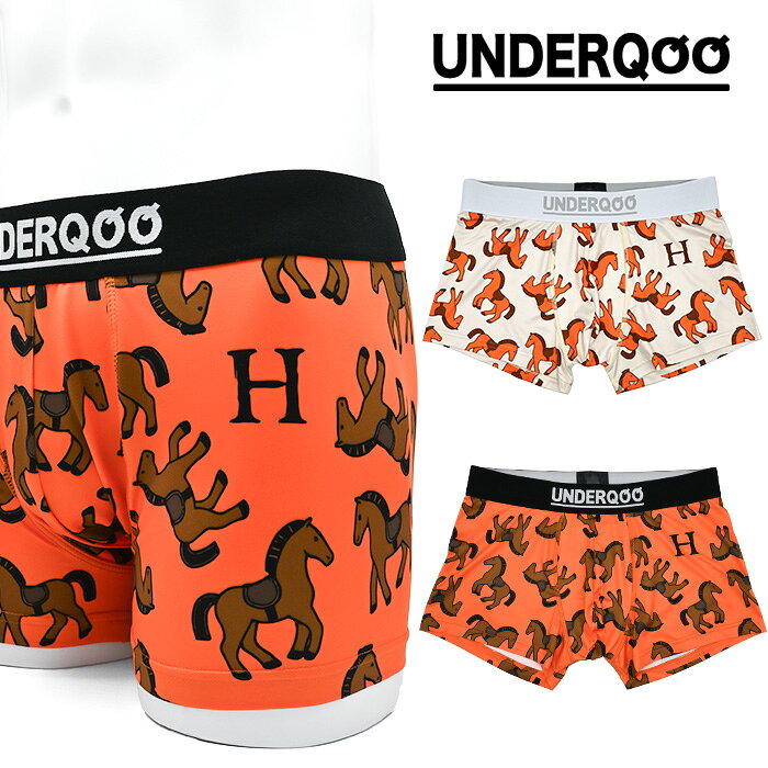 【UNDERQQQ】 アンダークー おしゃれ ボクサーパンツ かわいい おもしろ メンズ アンダーウェア 下着 通気性 快適 綿タッチ 汗ムレ軽減 大きなサイズ かっこいい 夫 息子 誕生日 記念日 食べ物 デザイン 贈り物 父 兄 弟 彼...