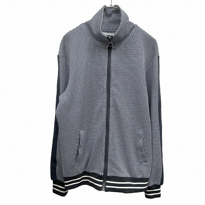 【中古】ザラ ZARA MAN カットソージャケット ハイネック フルジップ 総柄 袖に別布 長袖 ポリエステル×ポリウレタン S ネイビー系 青系 メンズ 商品データ ブランド ZARA MAN （ ザラ ） 商品タイトル ザラ ZARA...