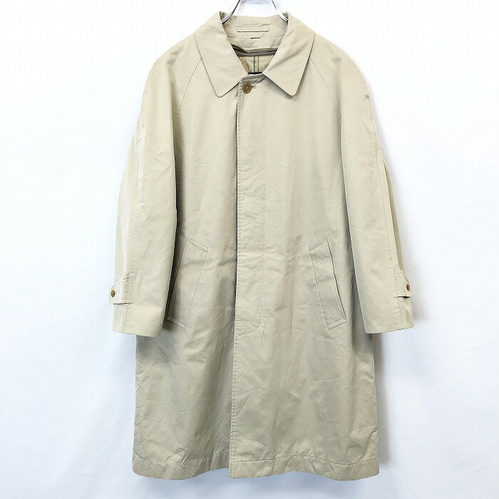 【中古】SIEG FRIED by SANYO - - メンズ ステンカラー コート 総裏地 薄手のノースリーブライナー付き ボタン留め 長袖 綿100% ベージュカーキ系 商品データ ブランド SIEG FRIED by SANYO （ ...