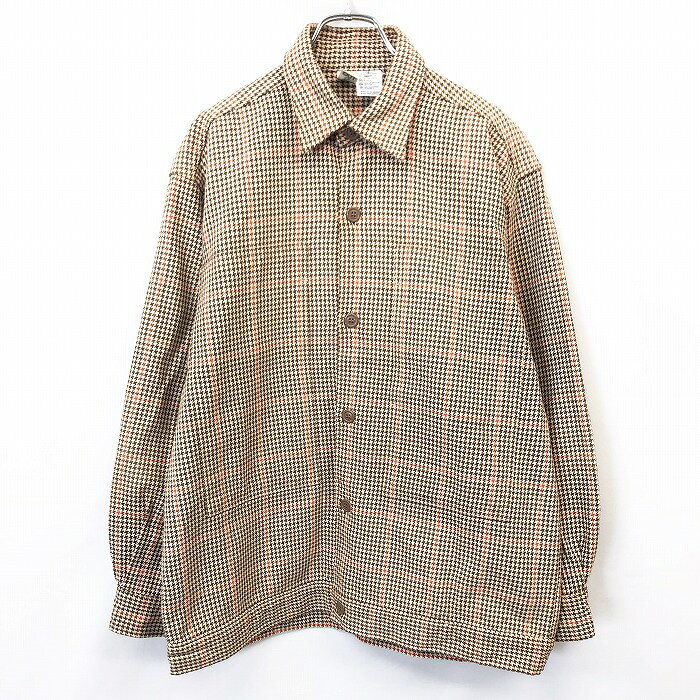 【中古】Out Of The Blue - 4 メンズ 男性 ジャケット ボタン留め 両胸ポケット フレンチフロント グレンチェック 長袖 日本製 綿100% ブラウン系 商品データ ブランド Out Of The Blue （ - ） 商...