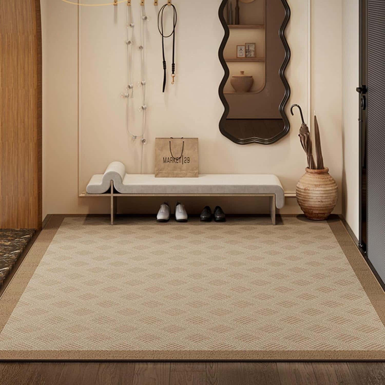 - サイズ: 60*90cm, 80*120cm, 100*100cm, 100*120cm, 100*140cm, 120*120cm, 120*160cm, 120*180cm, 140*160cm, 140*200cm - 玄関マット...