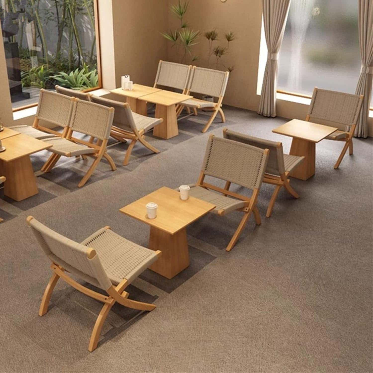 - カラー: カーキ、ホワイト、原木色 - サイズ: 66*73*75cm - 折りたたみ式のダイニングチェア - 省スペースで軽量、掃除が容易 - 天然木の温もりと丸みを帯びたデザイン - 背もたれは人体工学に基づいて設計されており、しっ...