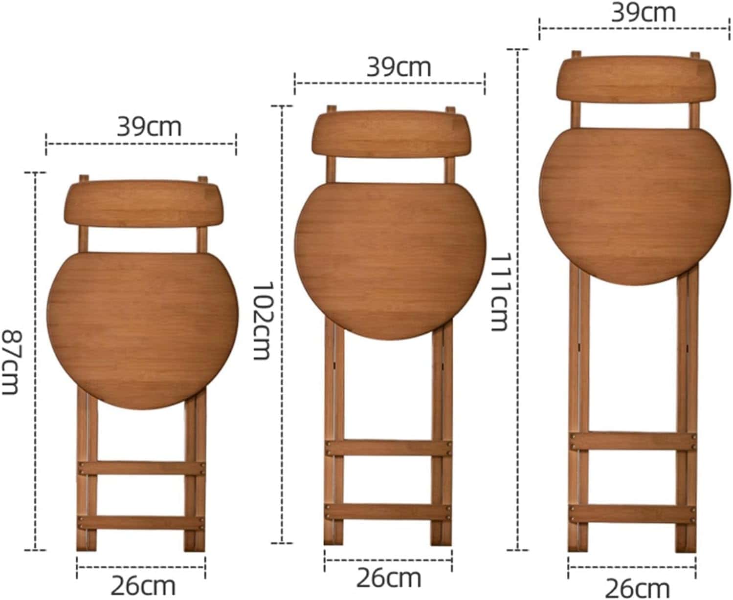 - カラー: ブラウン 原色- サイズ: 26*33*76（座高さ47cm）、26*41*92（座高さ62cm）、26*49*100（座高さ69cm）、28*27*67（座高さ45cm）、28*34*84（座高さ62cm）、28*37*96...