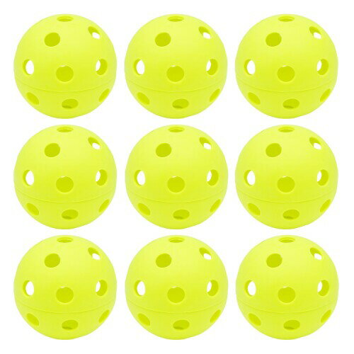 オンダ(Onda) 穴あきボール バッティング練習用 ボール 12個セット 野球 練習用 EVA素材 直径72mm M号 サイズ 野球ボール トレーニングボール ライトグリーン 12P ?【芯をとらえるスイングを磨こう!】軽くて柔らかいEV...