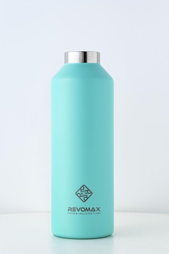 キャップ別売 32oz 950ml 炭酸対応 ステンレスボトル 18時間保温 36時間保冷 真空断熱 水筒 ギフト レボマックス (Turquoise Blue) Item weight: 0.94 pounds Capacity: 950...