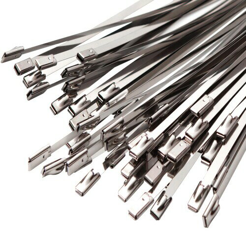 SCITOOLS 結束バンド 100％SUS304ステンレスバンド 4.6mm×300mm 引張強度1000N 耐候性・耐食性・耐高負荷性に優れている金属結束バンド 屋内外兼用で過酷な環境にも最適です 高荷重対応 30本入 【100%SUS...