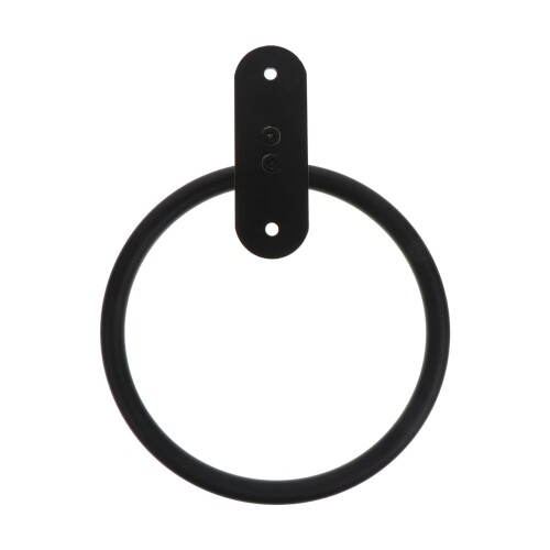 FONDOTIN タオルリング 壁付け式 6.54×6.30×3.54インチ ネジ・粘着両対応 バスルームタオル収納 衣類掛け 省スペース設計 使いやすい設置方法 耐久性とコンパクト設計:FONDOTINのタオルリングは頑丈な素材を使用し、...