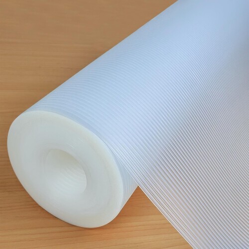 Hersvin 食器棚シート 60*500cm しょっきだな シート 引き出しシート キッチンマット接着剤不要 裁断可能 EVA 耐熱、防湿、防油 食器棚／引き出し／キッチンに適用 家具保護（ストライプ） 【高品質のEVAと非粘着性】優れた...