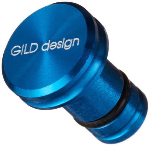 ギルドデザイン(Gild Design) GILD design アルミ削り出し イヤホンジャックカバー ブルー GA-200BL 完全防水ではございませんのでご注意ください。 イヤホンジャックカバーに、ゴム製のOリングを使用して防水 ■防...