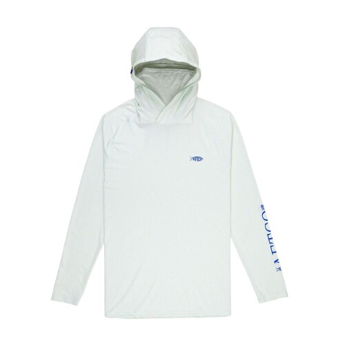 アフコ(Aftco) ユウレイ Air-O メッシュ フード付き LS パフォーマンス シャツ べーパー Lサイズ (Yurei Air-O Mesh Hooded LS Performance Shirt Vapor M) M63140 ...
