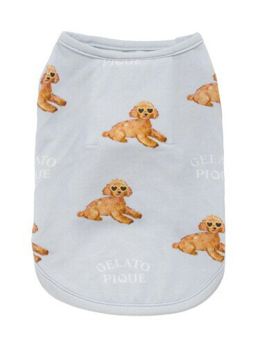 サマートイプードル柄プルオーバー PAGG252710BLUS 素材:本体:レーヨン61%、ポリエステル32%、ポリウレタン7% サイズ表記:S,リブ部分含む前着丈:15.5cm,リブ部分含む後着丈:23cm,首まわり:24cm,胴まわり:...