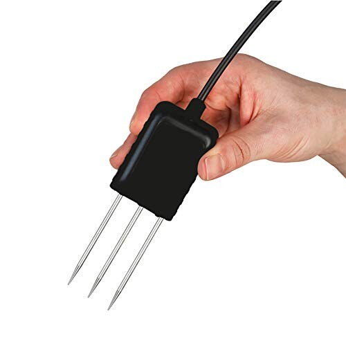 UbiBot RS485 Soil Temperature and Moisture Sensor, Stainless Soil Probe for Greenhouse,Garden,Lawn,Farm,Soil Temperature...