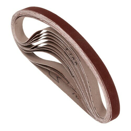 Kozelo 12個 サンディングベルト1/2 x 18" 600グリットアルミニウムオキサイド研磨紙 ベルトサンダー用金属研削木工溶接錆除去 1- パッケージ内容: 1/2 x 18" (13 mm x 457mm); 600グリット; ...