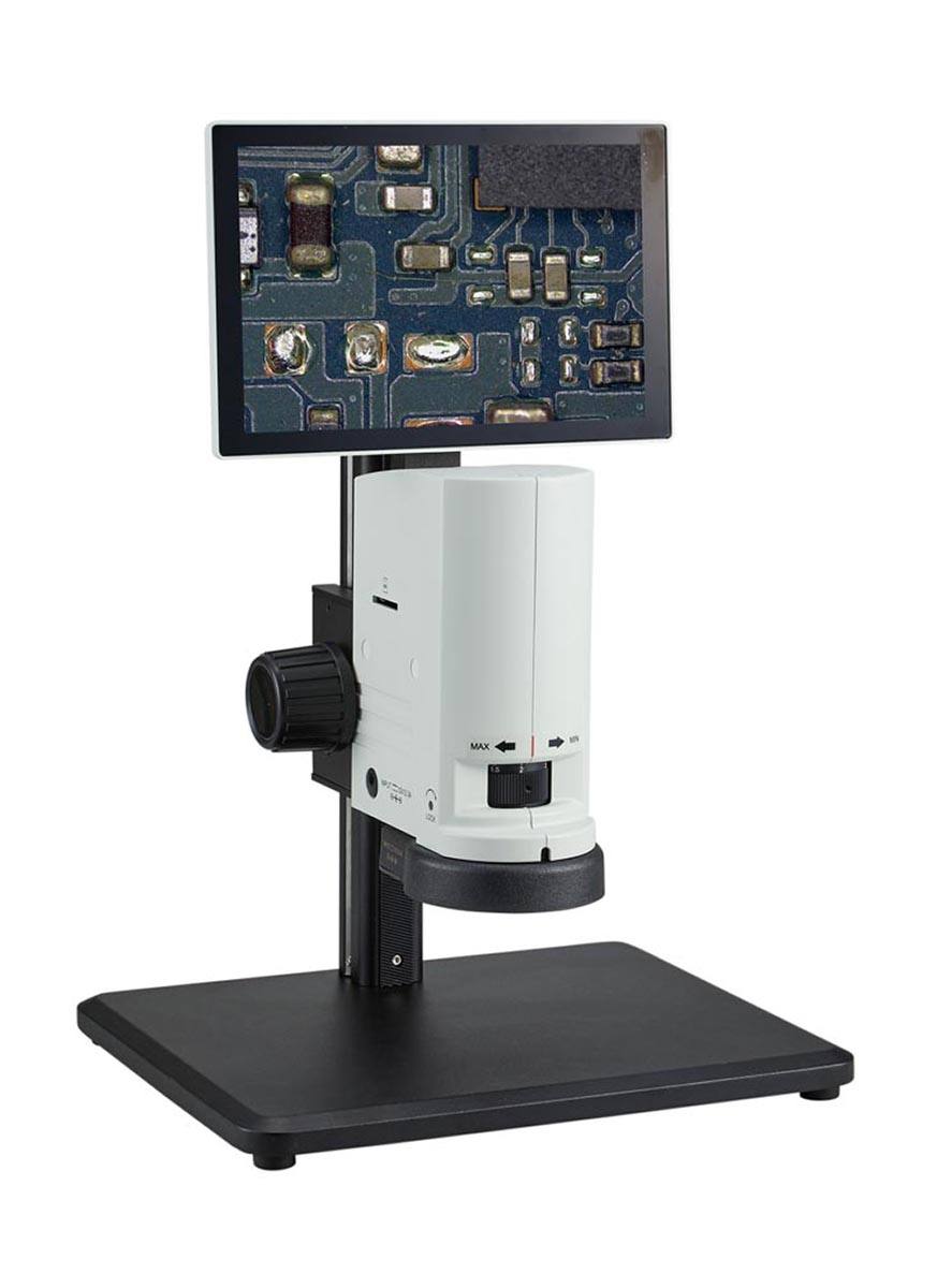 ●400万画素のカメラを搭載したマイクロスコープです。 ●多彩な機能を搭載したオールインワンモデル撮影、撮影画像の保存、計測、光源の色調整など、品質管理や研究に必要な機能が標準で搭載されています。 ●簡単にズームUP/DOWN可能倍率変更リ...