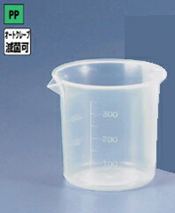 ●耐熱性・耐薬品性に優れた安価タイプのポリプロピレン製ビーカーです。 ＜仕様＞ 材質：PP 目盛付 耐熱温度：120℃ 容量 200mL 口径() 67φ 底外径×全高() 62φ×84 目盛(mL) 25