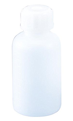 ●高密度ポリエチレン容器で、肉厚のキャップで優れた密閉性を実現しました。 ＜仕様＞ 材質： 　　　本体・蓋：HDPE 　　　中栓：LDPE 目盛入 容量：100mL 目盛：10mL 胴径×全高：48φ×97mm 口内径：17mm 入数：1