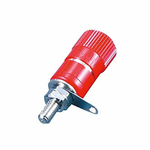 ●電気配線用のターミナル ＜仕様＞ コード：3-124-0224 品名：陸軍型ターミナル 色：赤 入数：10個