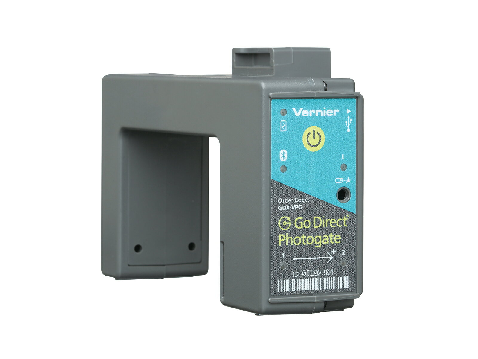 ●力学実験システム Go Direct用速度センサー ●速度を測るセンサーです。 ＜仕様＞ 商品コード：E31-8200-07 型式名：GDX-VPG 対象教科：物理 測定範囲： 　　　速度：0.001m/s〜（ゲート幅77.5mm） 最小...