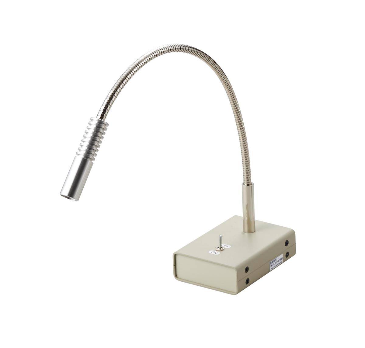 ●高輝度LED光源を採用したフレキシブルLED照明装置です。 ●フレキシブルアームで、照射位置・角度を自由に変えられます。 ●台座が小型・コンパクトですので、狭いスペースにも置くことができます。 ＜商品詳細＞ アーム：シングルアーム アーム...