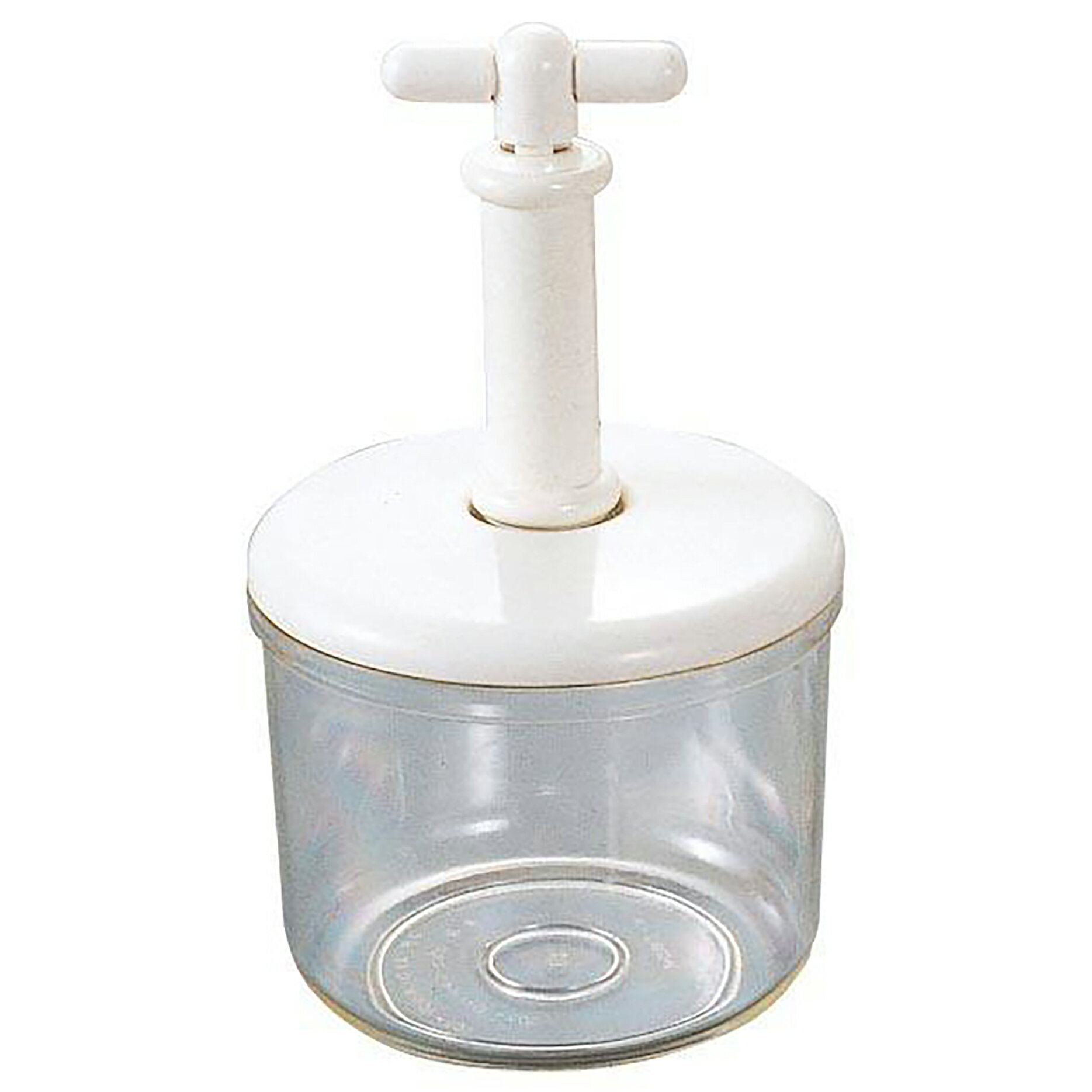 ●ポリカーボネート製の透明容器内の空気を、付属のエア抜きポンプを使って抜くことができる簡易型真空槽です。 ●手軽に減圧実験が行え、プッシュボタン式の吸気弁で大気圧に戻す場合も簡単です。 【商品詳細】 商品コード：1-113-0255 容量：...