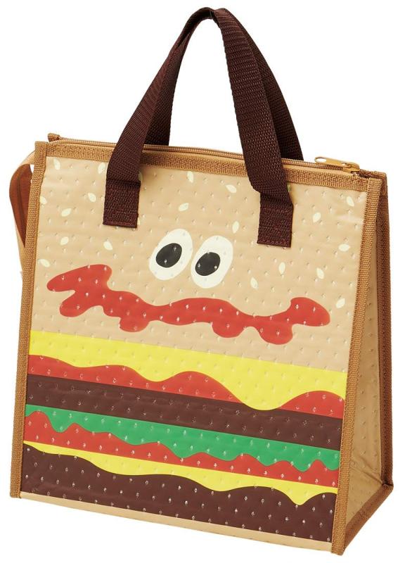 スケーター(Skater) ランチバッグ 不織布 保冷 バッグ 26.5×27cm バーガーコンクス バーガー FBC1-Aサイズ:幅26.5×奥行13×高さ27cm素材・材質:表地=不織布 ポリプロピレン 中地=ポリエステル 持ち手・パイ...