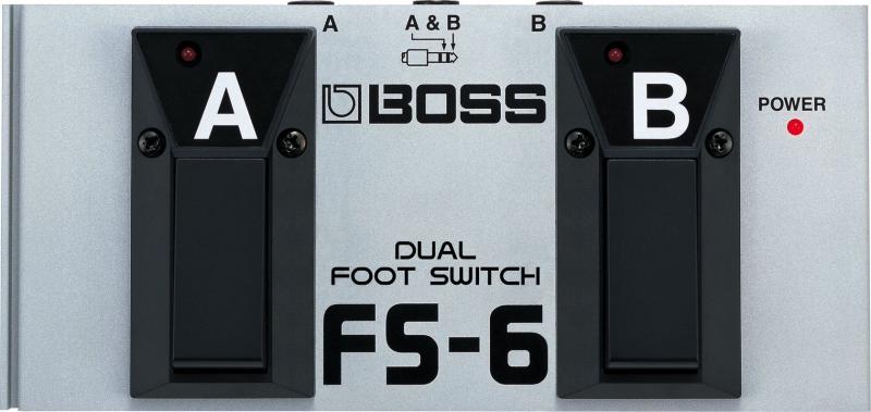 BOSS ボス デュアルフットスイッチ FS-6 ギターベース アンプ エフェクター用 ラッチ、モーメンタリー切り替え 小型ラッチ／モーメンタリー、極性が切り換えられる、小型でタフなデュアル・フット・スイッチステレオ・ケーブル1本での接続に...