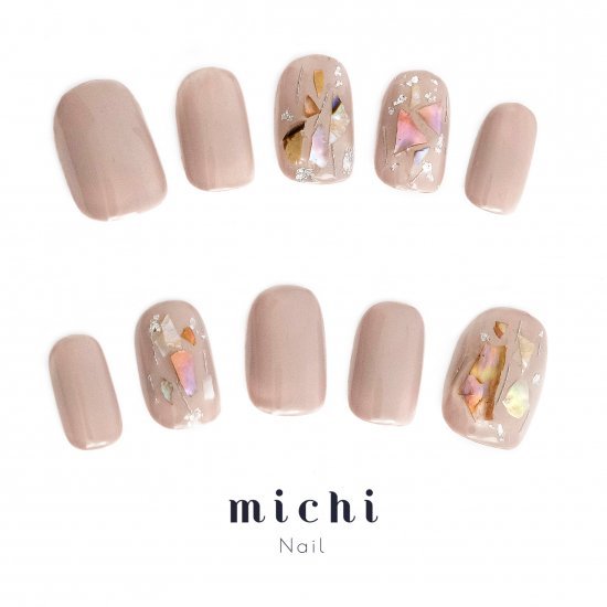 [商品説明]夏によく使われるシェルをくすんだカラーと合わせることで冬にも使えるデザインに♪オフィスにもブライダルにもぴったりです！