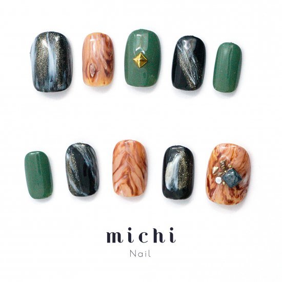 [商品説明]木目調とブラック×スモークグリーンの落ち着いた感じです。