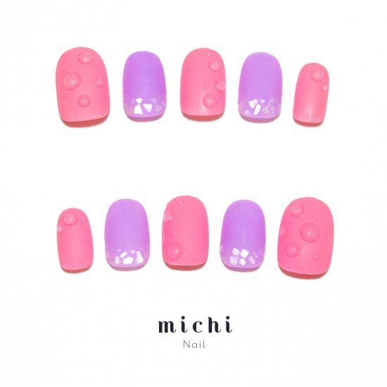 [商品説明]潤いのある水滴と、シェルのアートで涼しげなデザインです♪マットコート仕上げです。