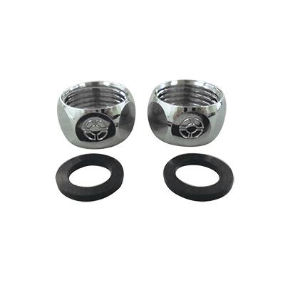 【仕様】●最高使用圧力:1MPa●連続使用温度:80℃(瞬間で100℃)まで●使用流体・用途:冷温水、冷却水、給水、給湯【材質】●材質(ナット/パッキン):C3604相当ニッケルクロムメッキ/EPDM【セット内容】●袋ナット、2個・パッキン...