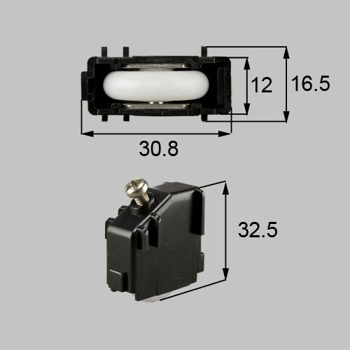 本体（UDP656）×1ブラック仕様変更：2001/03以前の片引戸/3枚引戸＝SE、KE、FE型用、96〜2000年販売の3枚引戸用