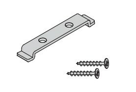 仕様：クローザ受け金具 1個取付けネジ　低頭φ4×16mm 2本皿頭M4×8mm（ボルト、ナット）2セット