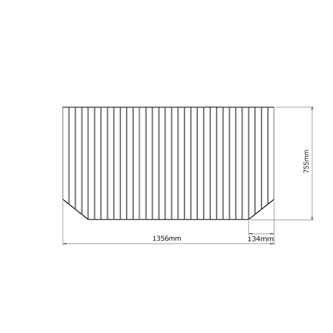 排水栓ボタンなどをよけた切り欠きのある巻きふたです。※お届けまでに約2-3週間前後のお日にちがかかります。(土日祝除く)【仕様】●タイプ巻きふた●サイズ長さ1356mm　幅755mm　厚み12mm●質量2.25kg●色ホワイト●材質ポリスチ...