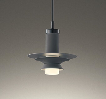 高演色LED 白熱灯器具60W相当 OP252763BR 電球色〜昼光色 2700〜6500K 消費電力6.2W Ra93 ●LED ●ルミ・鋼(チャコールグレー色)●ポリカーボネート(乳白)●樹脂(黒色) ●コード収納フレンジ付 ●巾φ1...