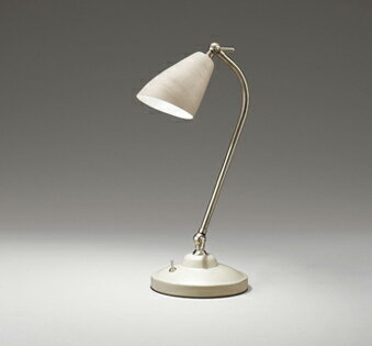 高演色LED 白熱灯器具60W相当 OT265013NR 昼白色 消費電力4.4W Ra94 ●LED電球ミニクリプトン形 4.4W(E17) No.292AN ●スイッチ付：点灯→消 ●(アイボリー色ワイピング)●ダイカスト(銀イブシ) ...