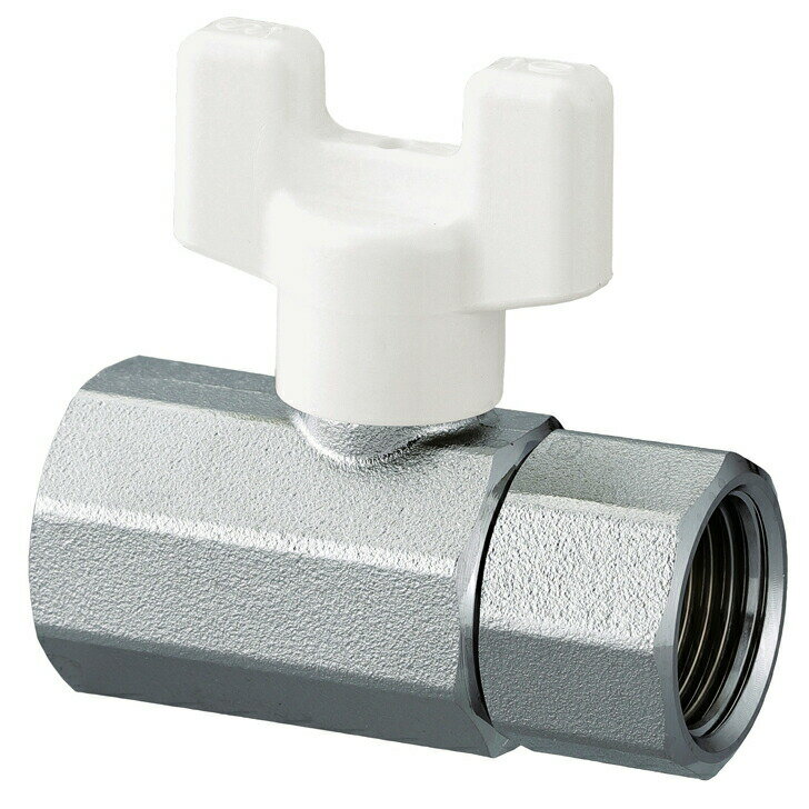 ・エコキュートなど給湯器配管にも便利。・ワンタッチ着脱式ハンドル。 商品詳細 ●材質・黄銅●仕様・最高許容圧力：1.0MPa・使用温度範囲：−15〜100℃・使用流体：冷温水・不凍液・油・エアー●サイズ・ねじサイズ：Rc3/4×Rc3/4・...