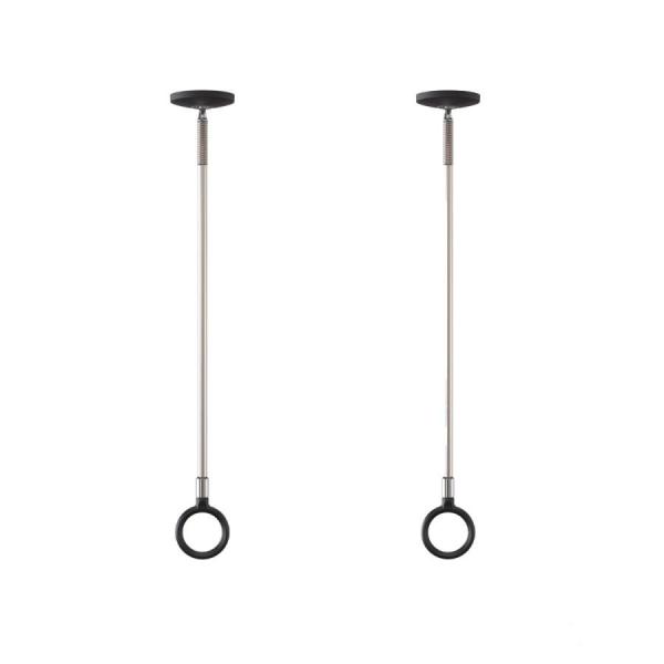 ●ポールは着脱可能●荷重目安ガイド付き●水平〜2寸勾配（11.3°）未満まで取付可能サイズ SPC-BK（標準サイズ）全長 460-550-640mm（3段階の長さ調整）色 木調天井用（ポールのリングの色はホワイトです）入数 2本ポール掛け...